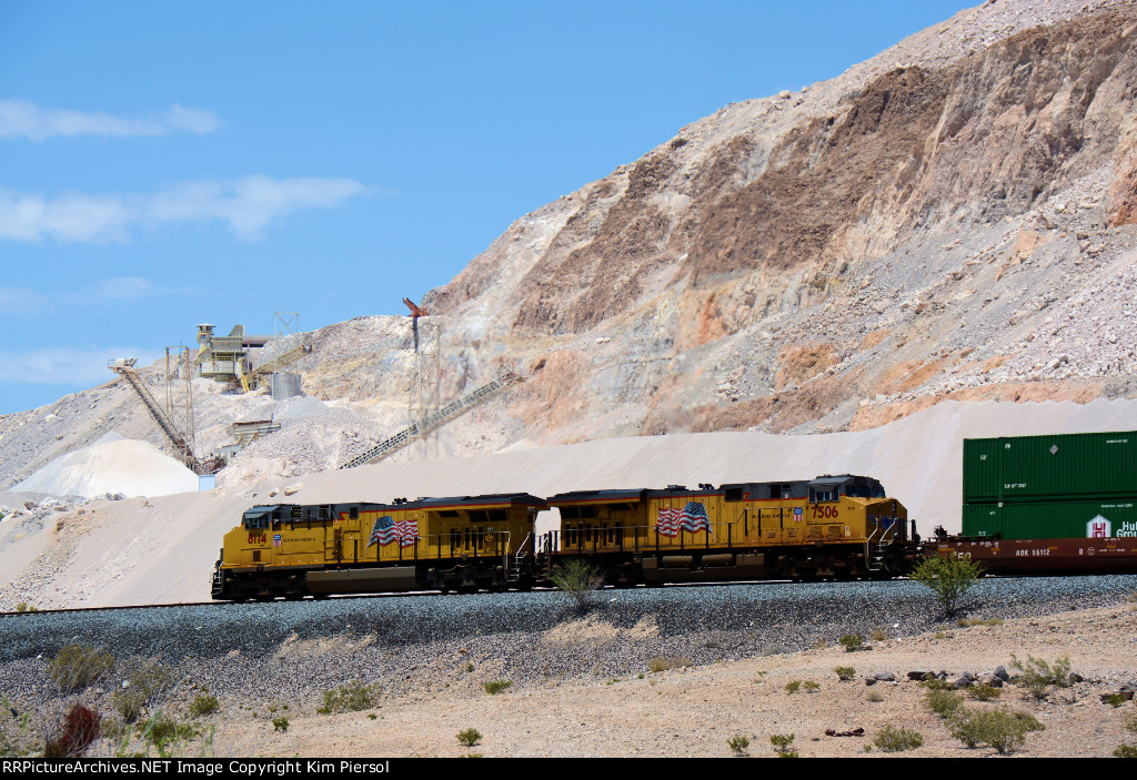 UP 8114 Passing Sloan Mine
